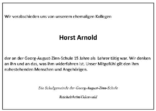 Verstorbene Kollegen